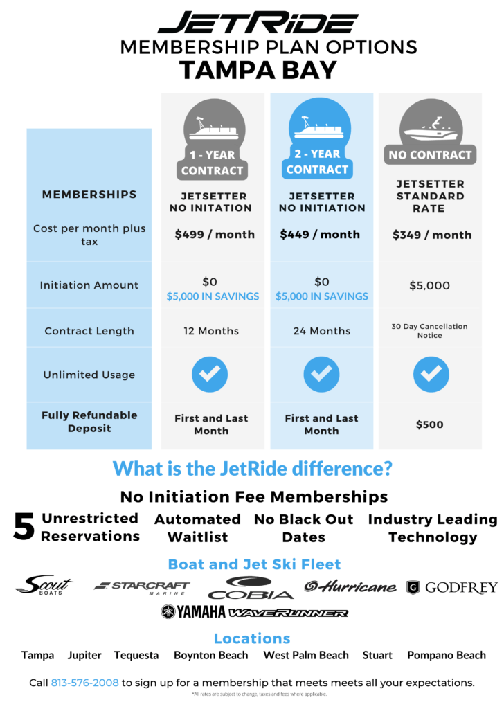 Tampa Pricing - Grand Opening – JetRide